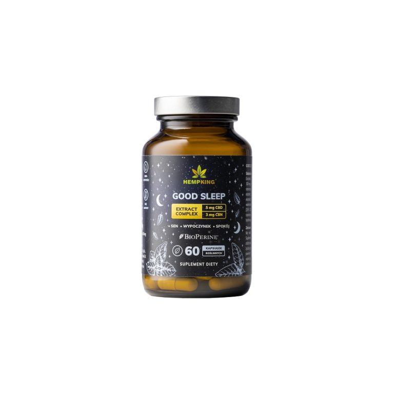 Good Sleep 5mg CBD, 3mg CBN - Extract Complex - sleep capsules - 60 ...