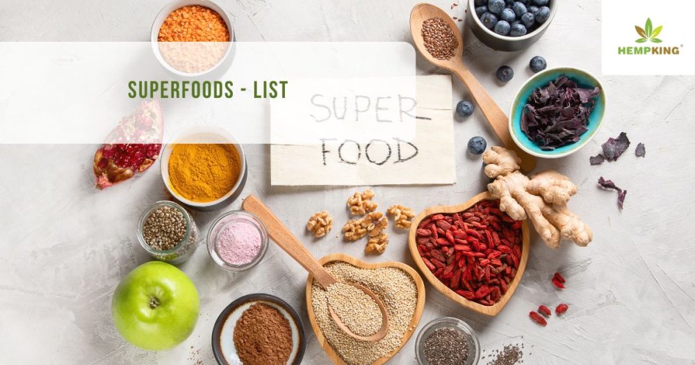 Superfoods - definition, list, examples | HempKing Blog