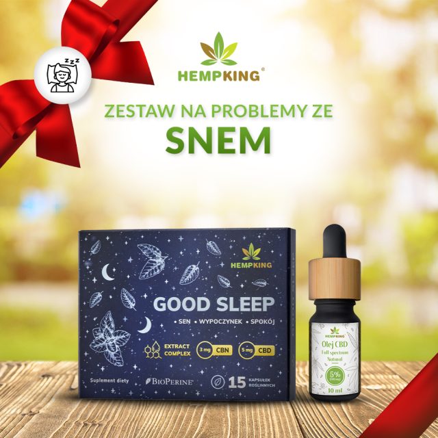 Zestaw na problemy ze snem - Hemp King