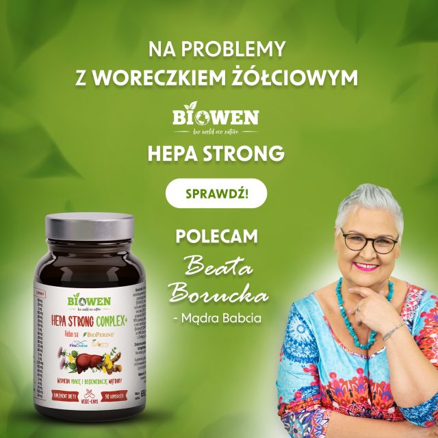 Hepa Strong Complex+ Biowen - 90 kapsułek - Hemp King