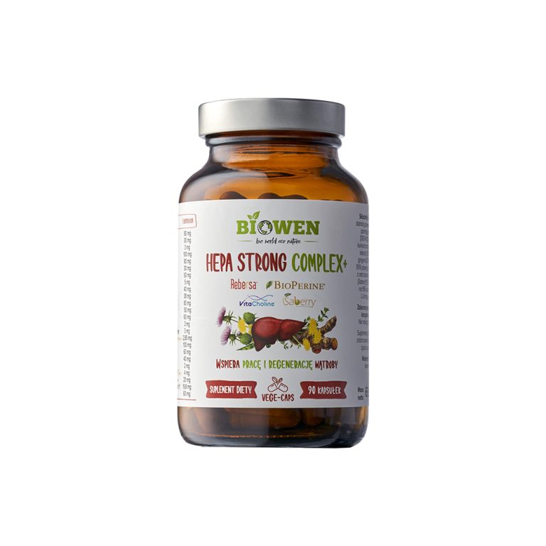 Hepa Strong Complex+ Biowen - 90 kapsułek - Hemp King